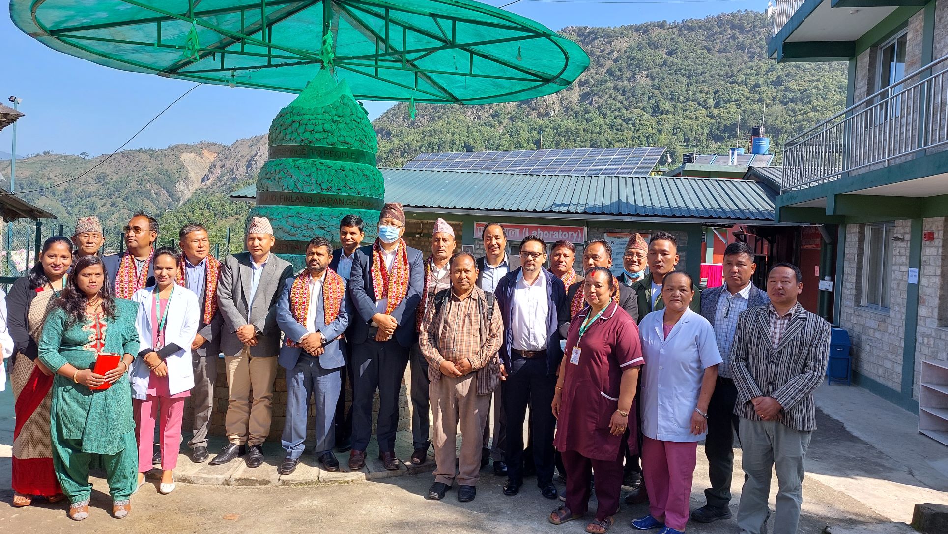 Okhaldhunga welcomes official visitors – United Mission to Nepal