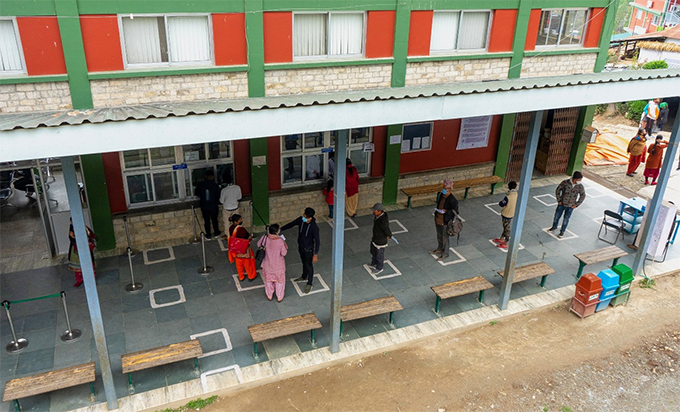 Social Distancing Circles – United Mission to Nepal