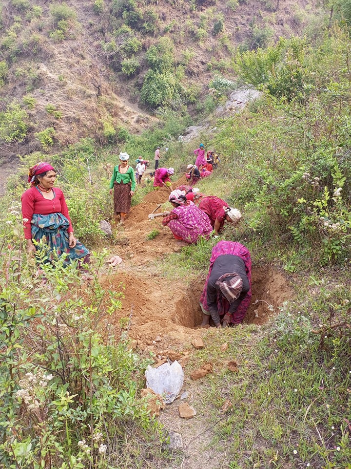 Recharge pits to the rescue – United Mission to Nepal