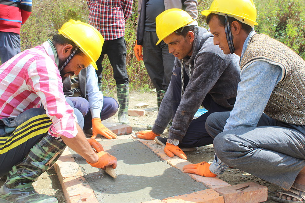 Trained masons! – United Mission to Nepal