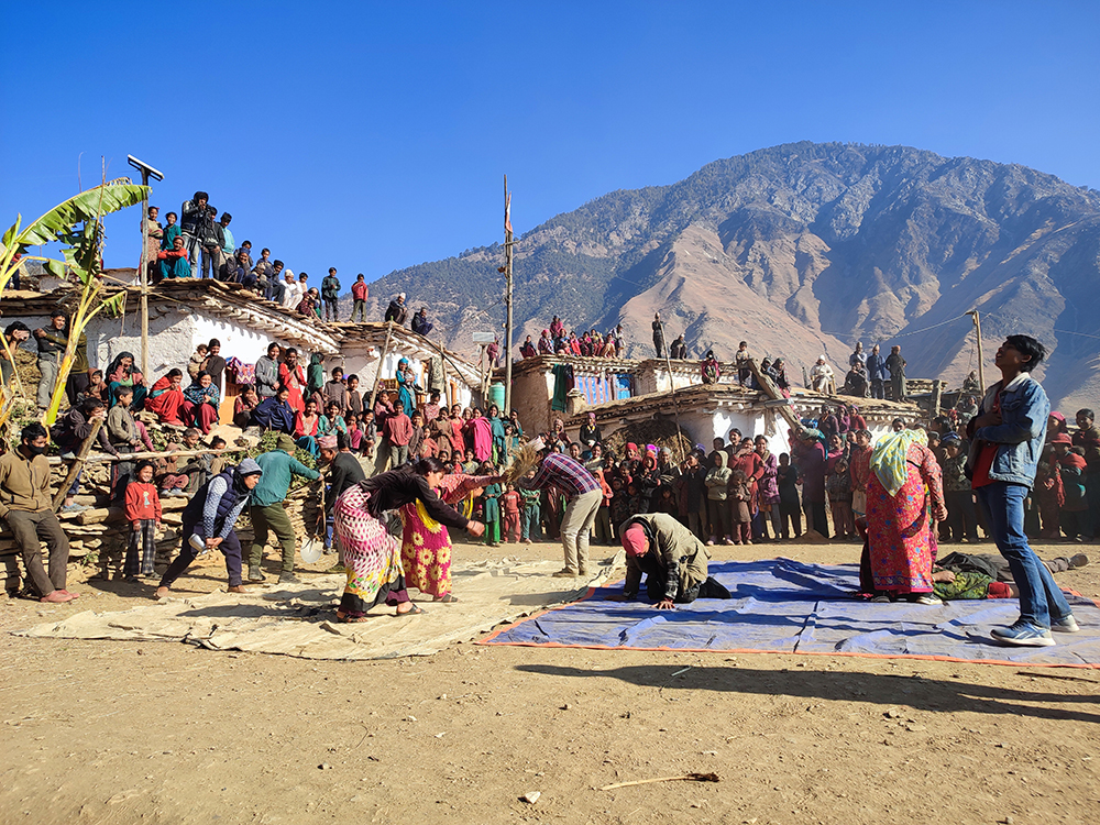 Street dramas for awareness in Mugu! – United Mission to Nepal