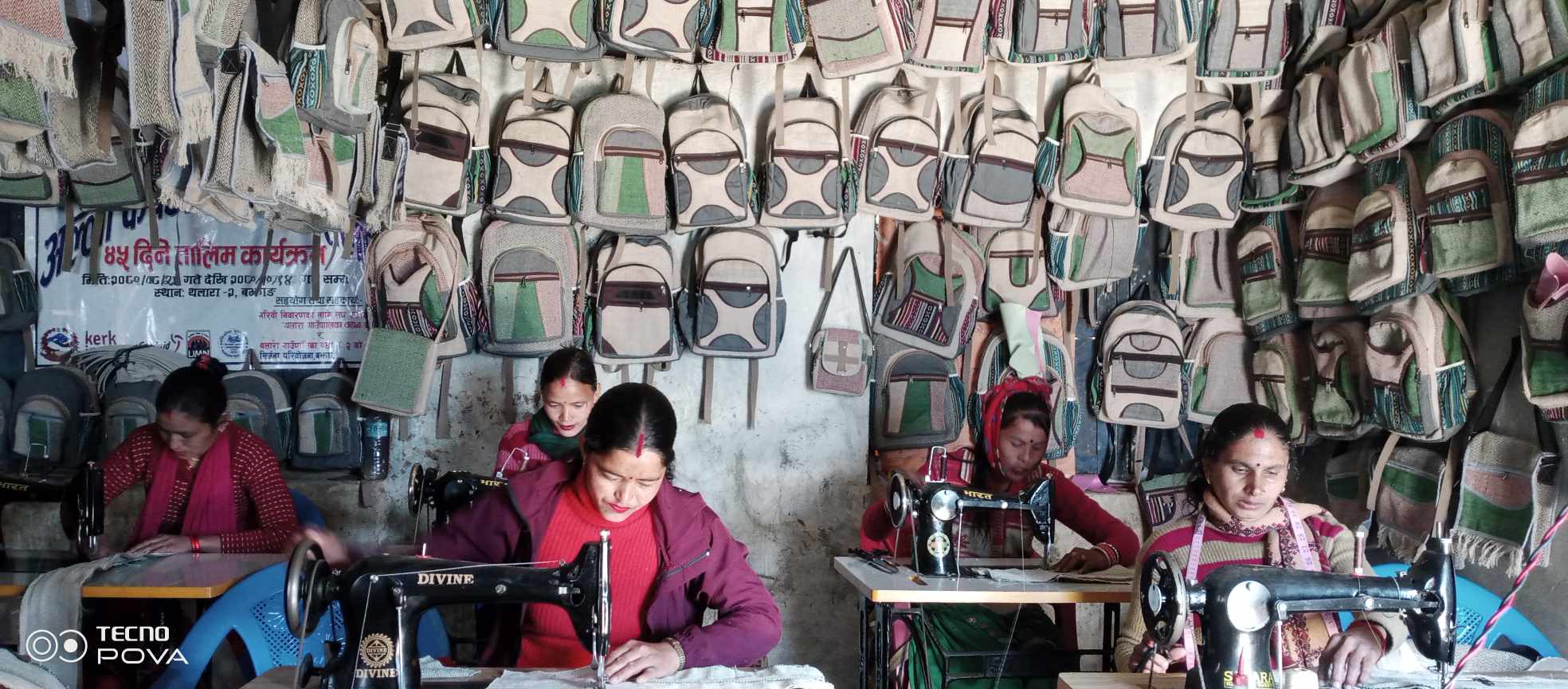 Bajhang bags – growing the industry – United Mission to Nepal